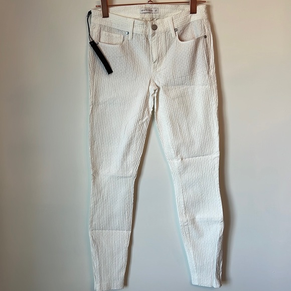 Jeans | Nwt Genetic Denim Textured White Pant | Poshmark